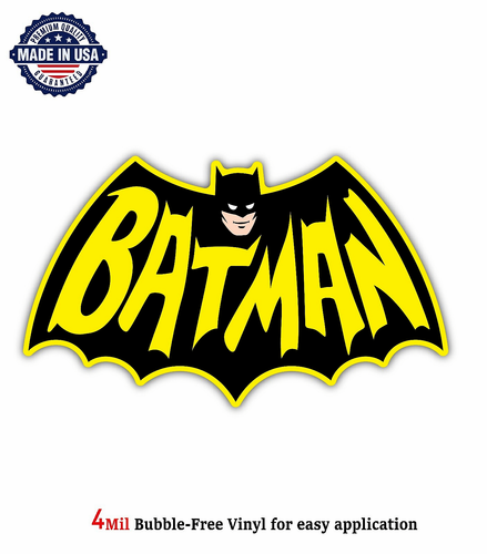 BATMAN LOGO VINYL DECAL STICKER CAR BUMPER WINDOW TRUCK 4MIL BUBBLE ...