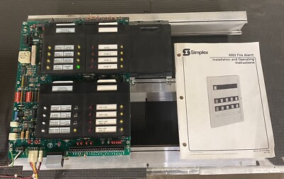 SIMPLEX 4002 FIRE ALARM PANEL CPU MAIN MOTHERBOARD (565-180) W/POWER ...