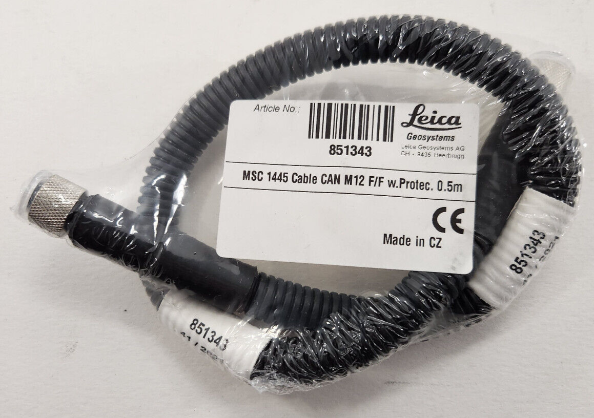 Leica MSC 1445 Cable M12 F/F w/Protect 0.5M 851343 for sale online | eBay