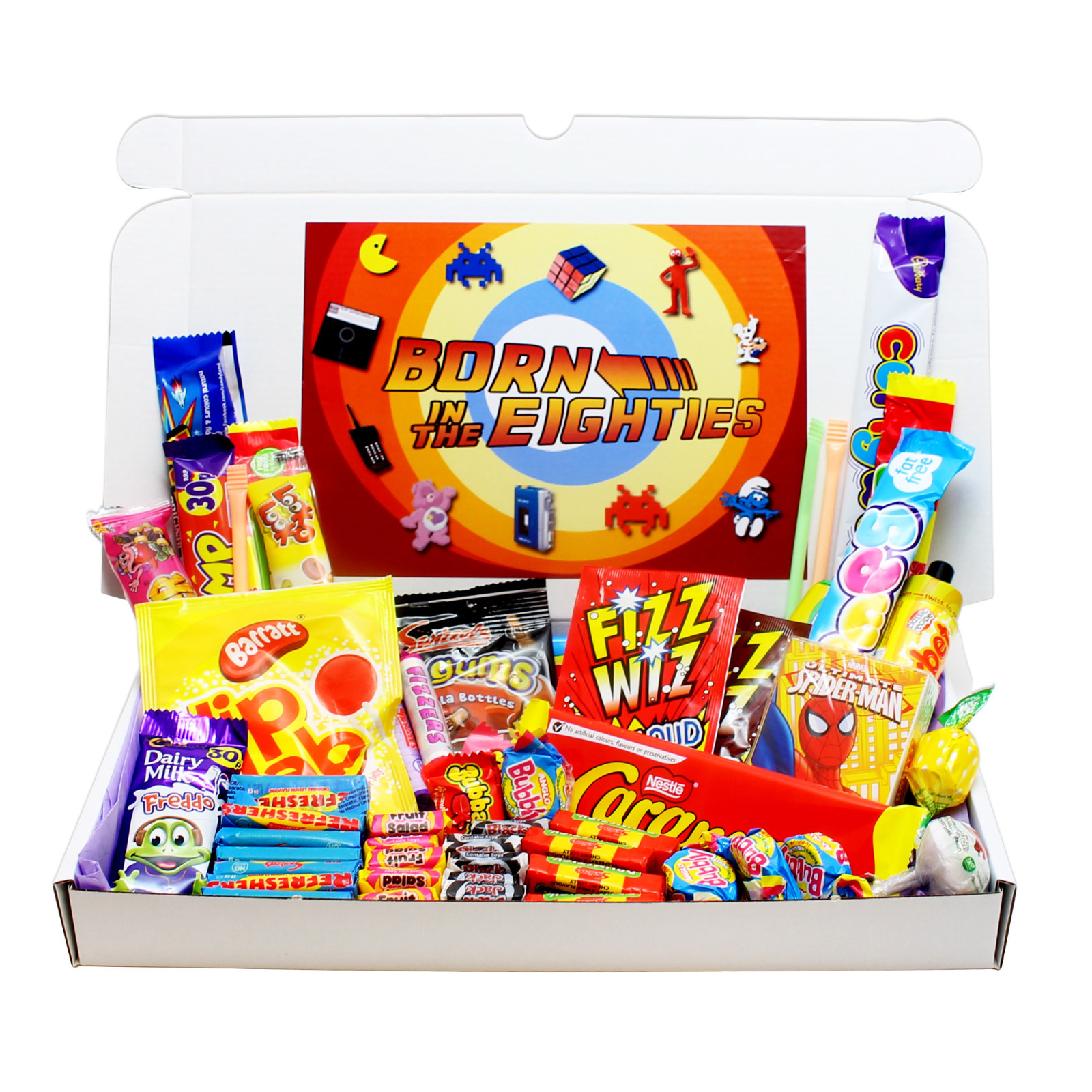 BORN IN THE 80S RETRO SWEETS GIFT BOX- BIRTHDAY PRESENT | eBay UK