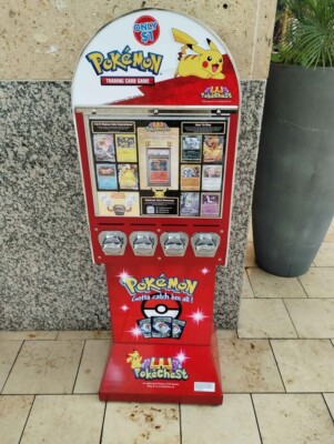 Pokemon Themed Coin operated vending machine for card or stickers ...