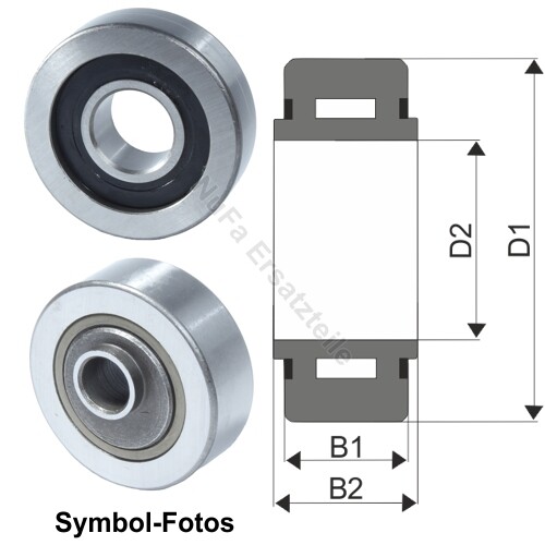 Mastrolle, Mastlager für Jungheinrich ETM/V 214/216 Gabelstapler ...