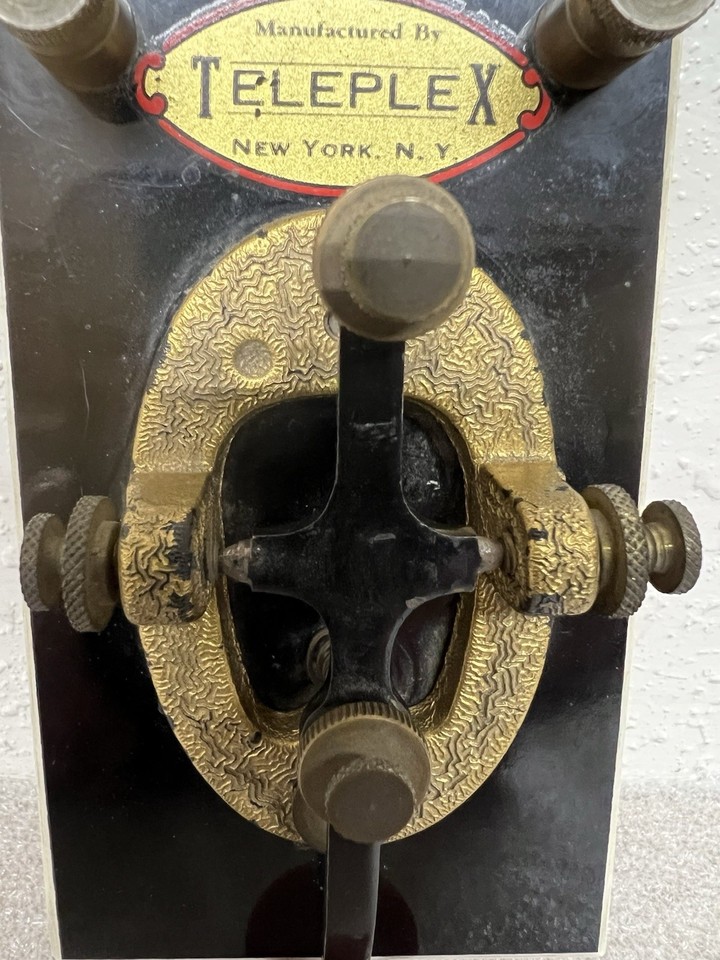 Vintage Bakelite? & Brass Made By Teleplex From NY Morse Code Key ...