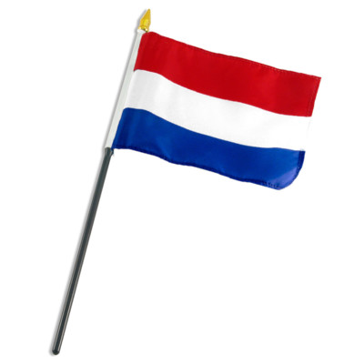 Netherlands Holland 4"x6" Flag Desk Table Stick (sewn edges) 100D | eBay