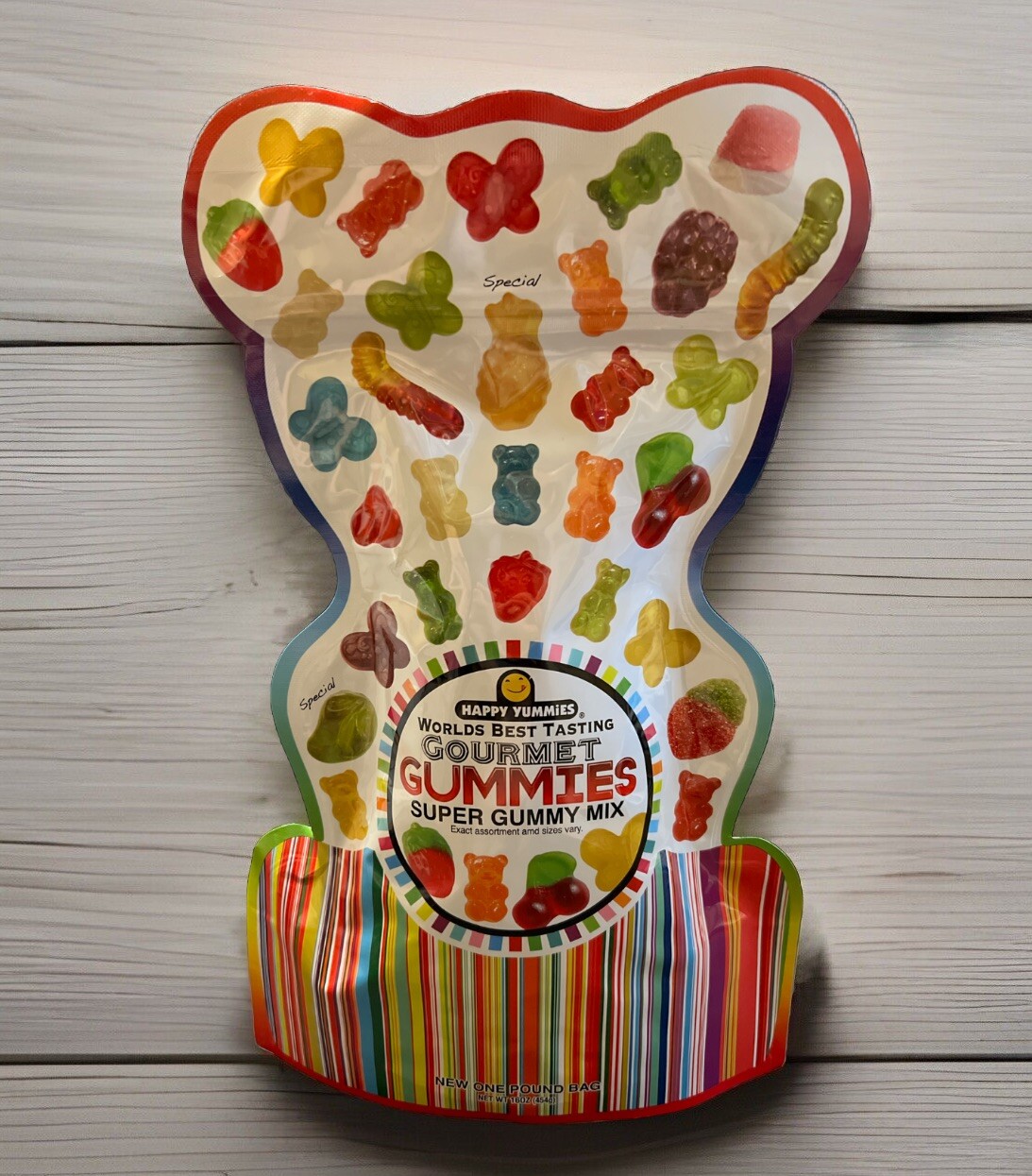 Happy Yummies Worlds Best Tasting Gourmet Gummies Super Bear Assortment ...