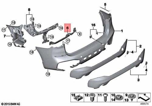 Genuine BMW X1 F48 X1 16d 18d 18dX 18i 20d Mounting Smart Opener ...