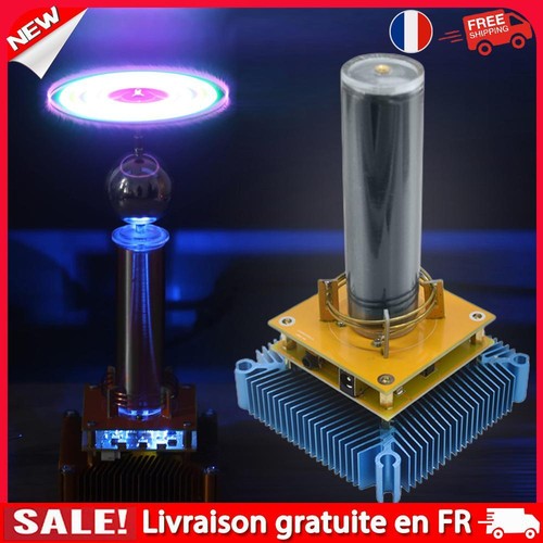 DC8-32V Tesla Coil Arc Music Tesla Coil Perfect Gifts (US Plug Without ...
