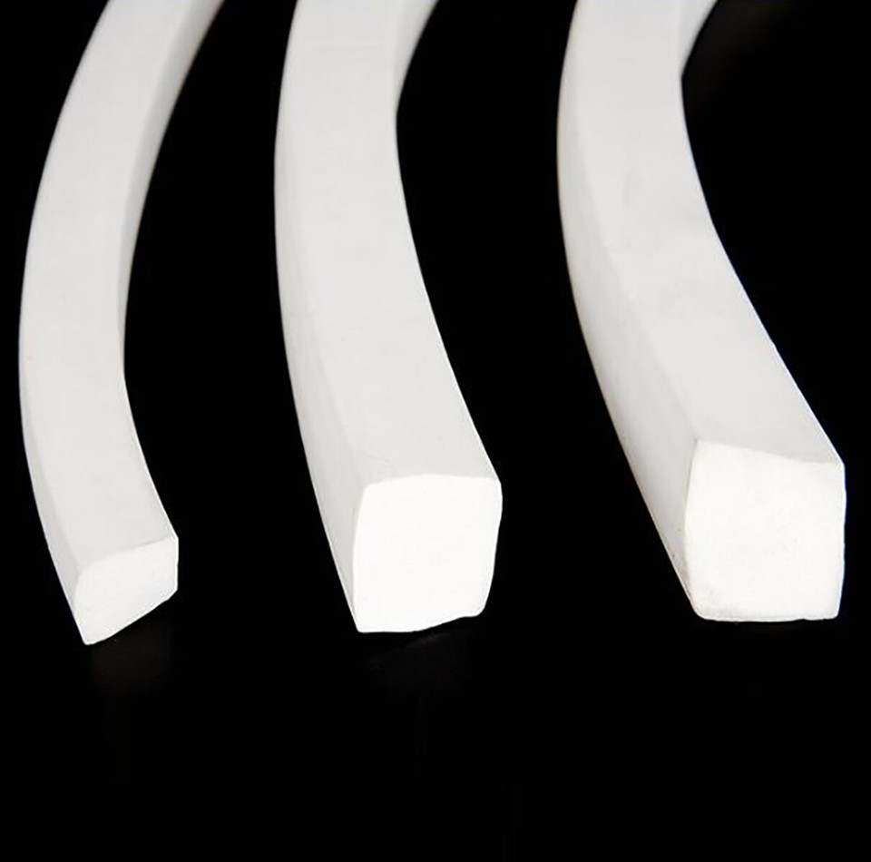 Silicone Rubber Foamed Sponge Waterproof Seal Strip Gasket Square ...