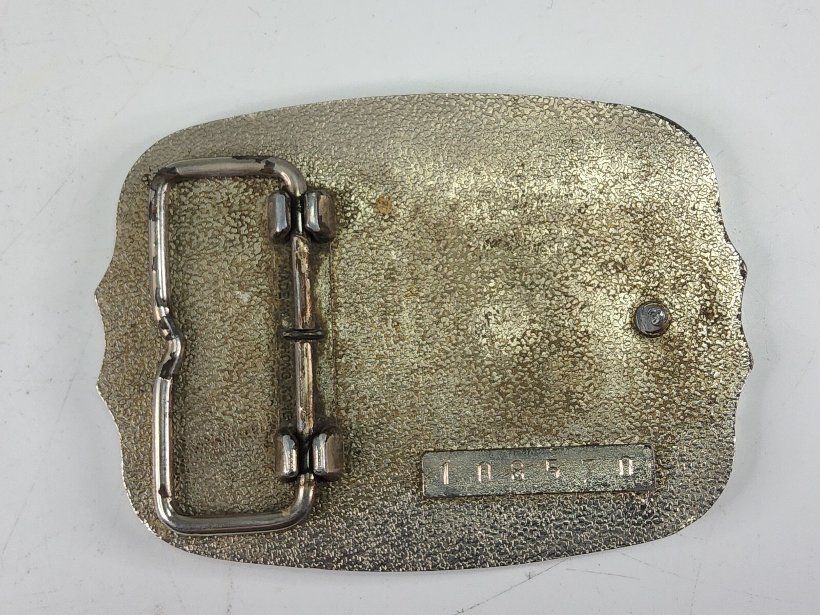 Vintage Engraved Soaring Eagle Hawk Belt Buckle 10857… - Gem