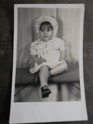 1930s Infant Baby Girl Antique RPPC Real Photo Postcard Schoonover ...