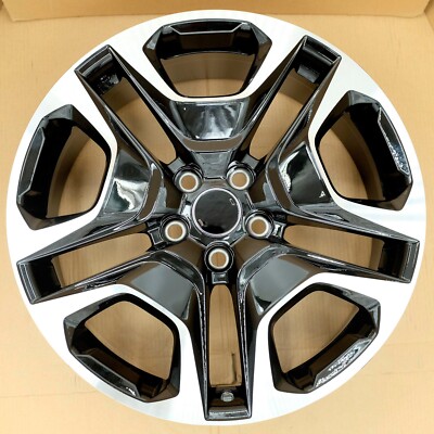 "2019-2022 Toyota RAV4 19"" OEM Design Wheel Single Machined Black Rim ...