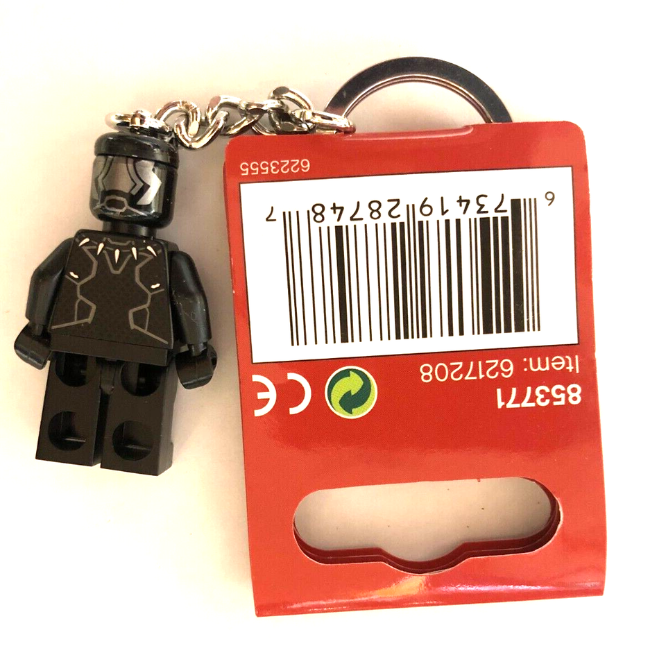 BLACK PANTHER KEYCHAIN lego key chain legos minifigure mini fig NEW | eBay