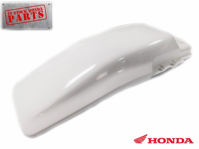 New Genuine Honda Rear Fender Shasta White 1985-2000 XR80 R XR100 R OEM ...