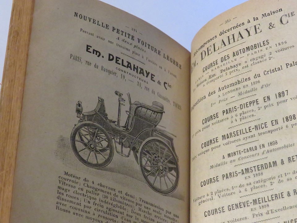 1st edition Michelin Guide 1900 (Guide Michelin 1900). ORIGINAL 125 ...
