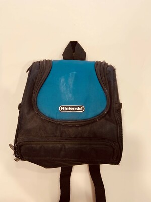 Nintendo Backpack Case - Blue/Black - 8" x 7" | eBay