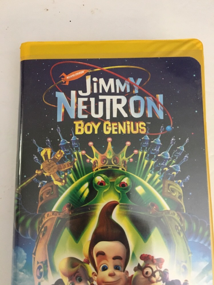 Jimmy Neutron Boy Genius Vhs 2002 Clam Shell Ebay