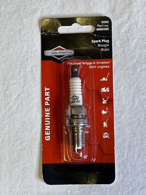 Briggs & Stratton 5092K Spark Plug 496018S Genuine OEM NEW Part | eBay