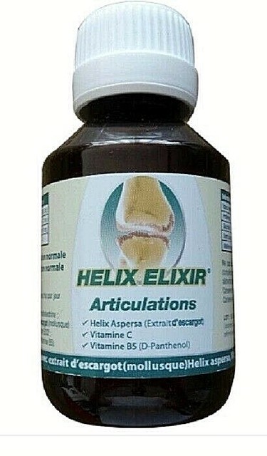 4 Helix Elixir Snail Extract 100ml for Joints Muscle Pain Relief Jar ...