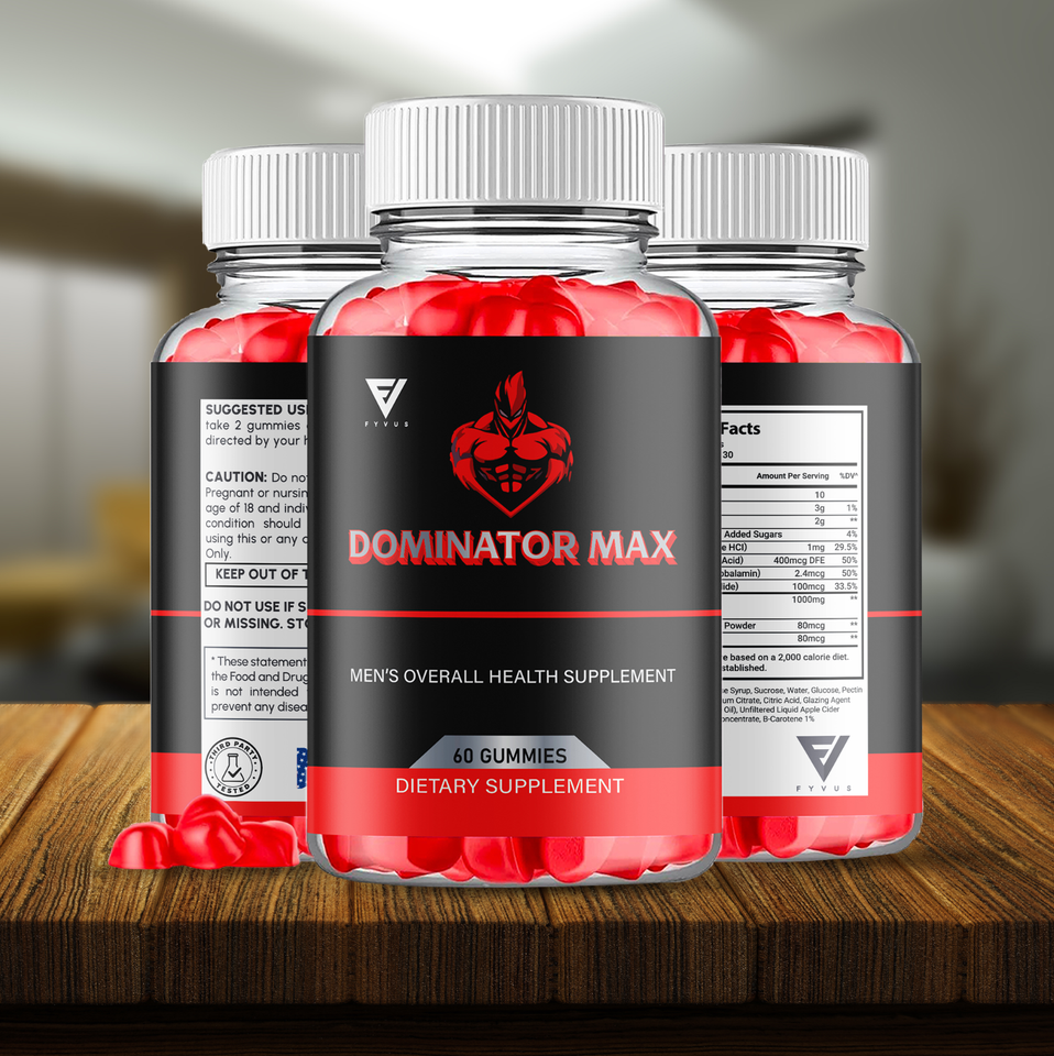 (2 Pack) Dominator Max Gummies Daily High Drive, Dominator Maxx (120 ...