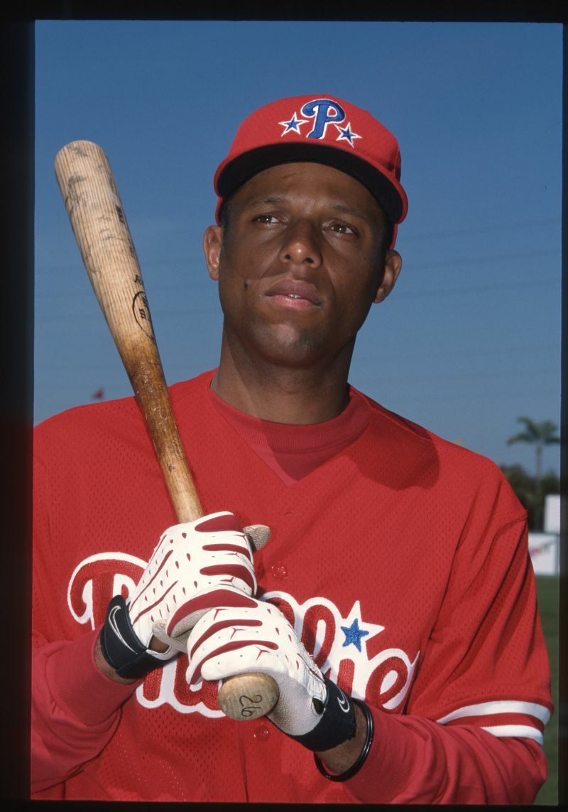 Lot of (12) 2000 Phillies ALEX ARIAS Original 35mm Slide Transparencies ...