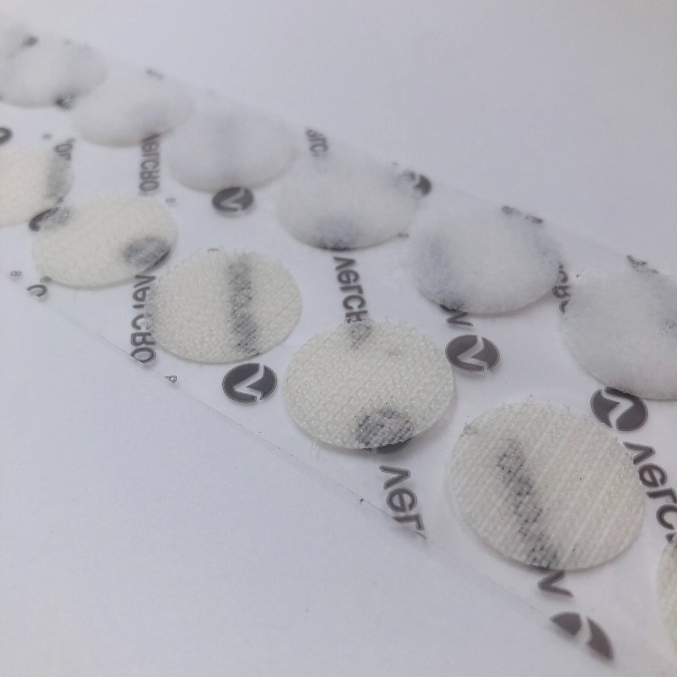 VELCRO Self Adhesive Dots Circles 3/4" Inch Diameter 10 Sets Hook and ...