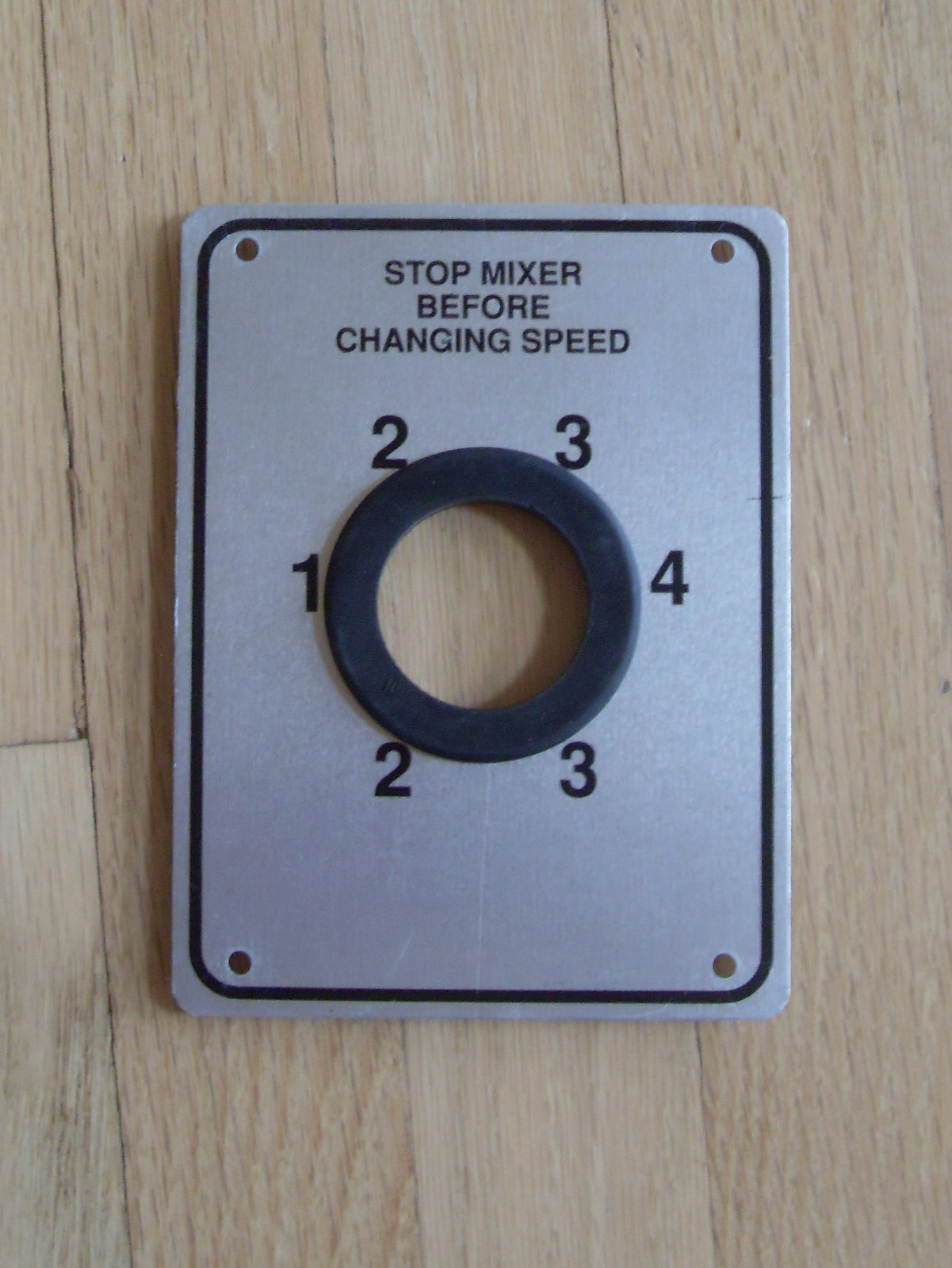 Hobart Mixer Shifter Selector plate & Grommet H-600 L-800 & screws ...