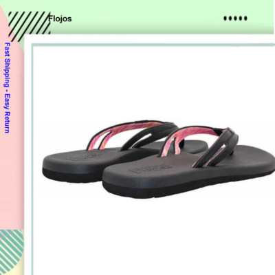 Flojos Ladies' Josie Flip Flop | Black/Pink | 7 ( New Without Box ) | eBay