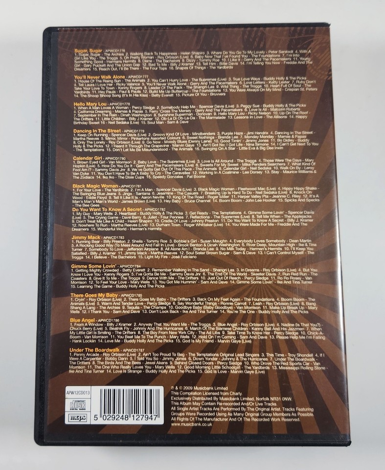 The Sixties 12 CD Boxset Over 100 Classic Songs Various Artists, 60s | eBay