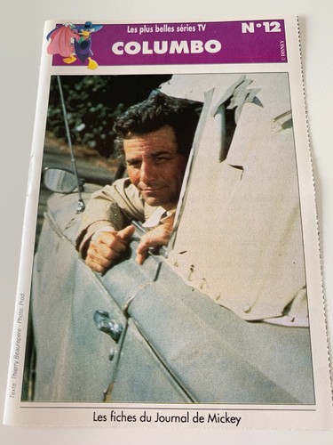 PETER FALK : COLUMBO, RARE TV SHOW CARD COLLECTOR VINTAGE 90's | eBay