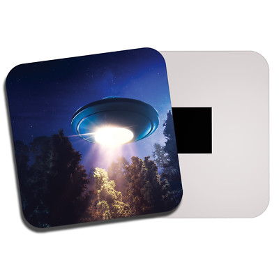 Alien Abduction Fridge Magnet - UFO Aliens Flying Saucer Space Geek ...