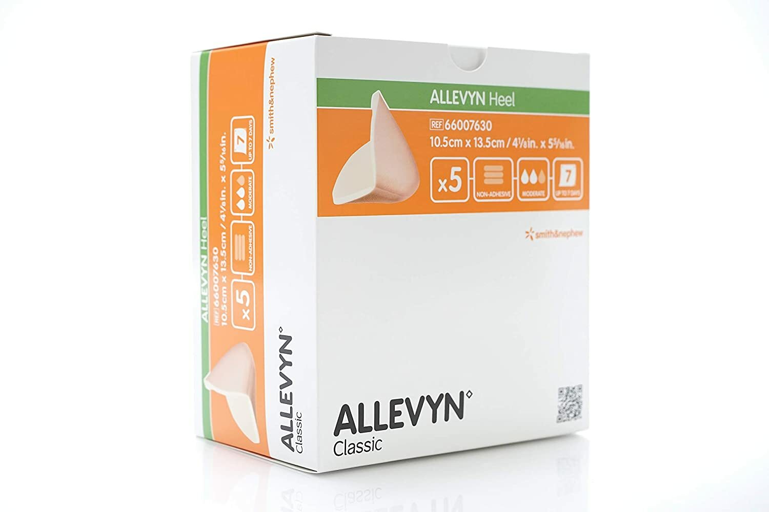 *30-Pieces* Allevyn Heel Foam Dressing 4.125" x 5.3125" Cup Style ...