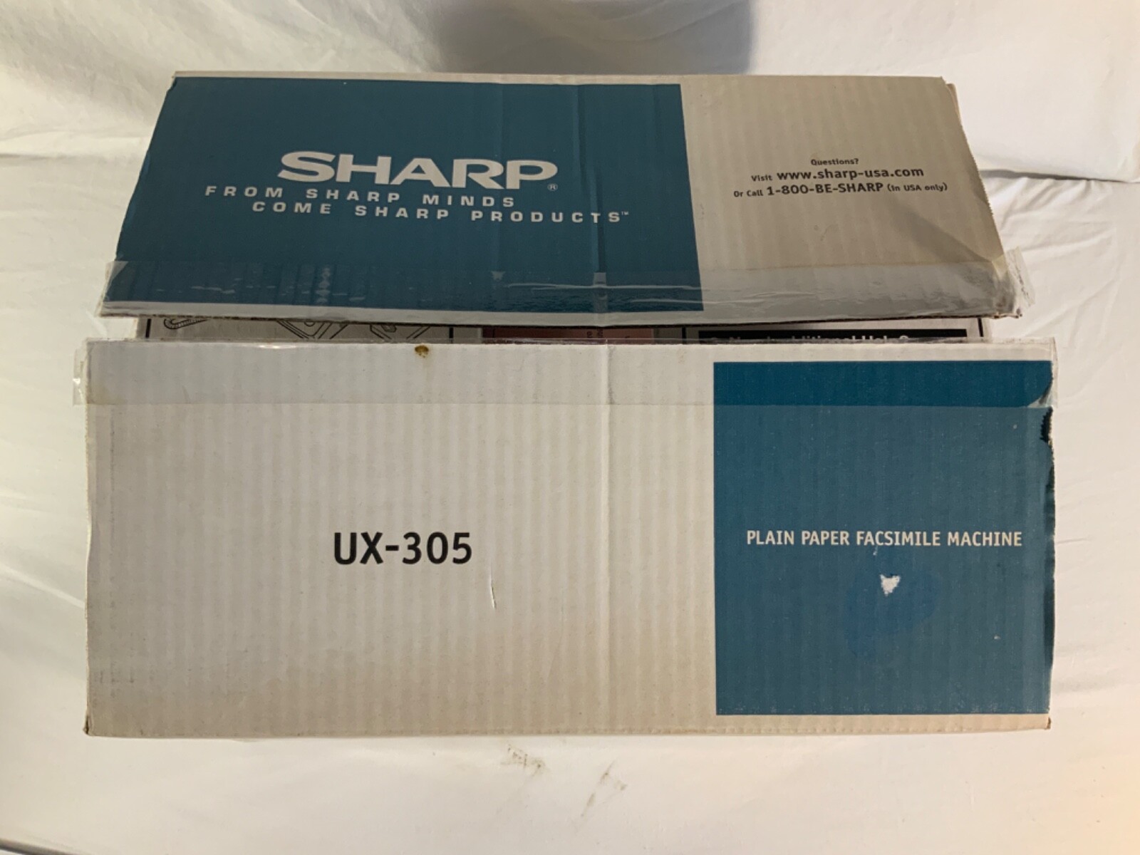Sharp Plain Paper Facsimile Machine Ux-305 Fax Copier Phone for sale ...