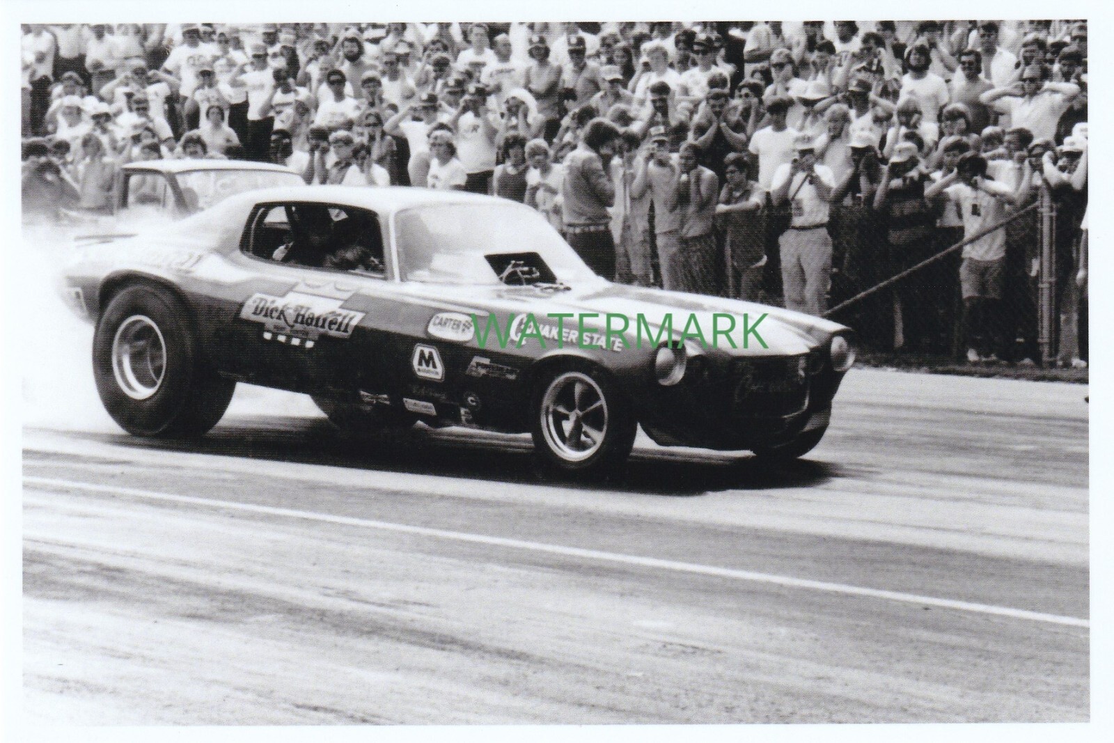 1970s Drag Racing-Dick Harrell's 1970 Camaro Funny Car-1971 NHRA US ...