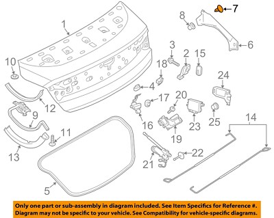 Ford Trim Clips OEM Ford Hood Insulation Retainer Clip - Heat Shield ...