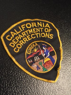 B18) California Department of Corrections Shoulder Patch Preowned | eBay