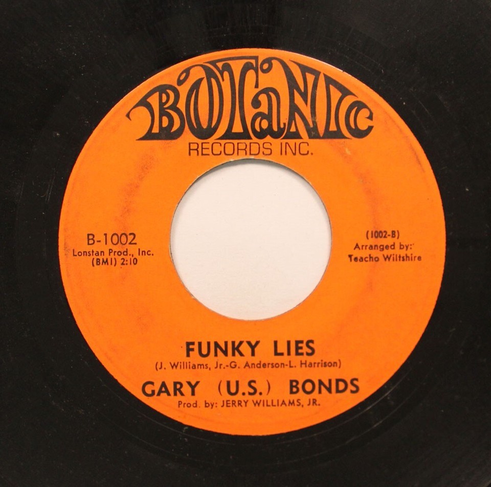 Gary (U.S.) Bonds - 45 - I'M Glad You'Re Back / Funky Lies On Botanic ...