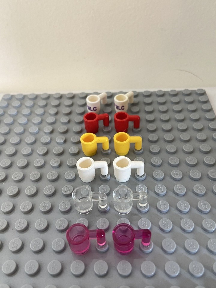 (12) LEGO Cup, Coffee Mug, Glass accessory Lot- Dishes Utensils set | eBay