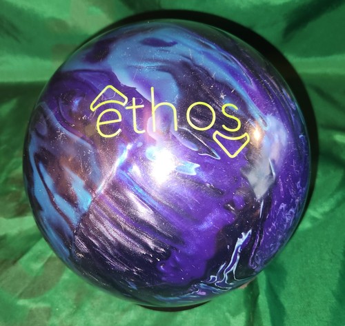 Brunswick Ethos Bowling Ball 15 lbs Preowned Span 3 11/16 Inches Lefty ...
