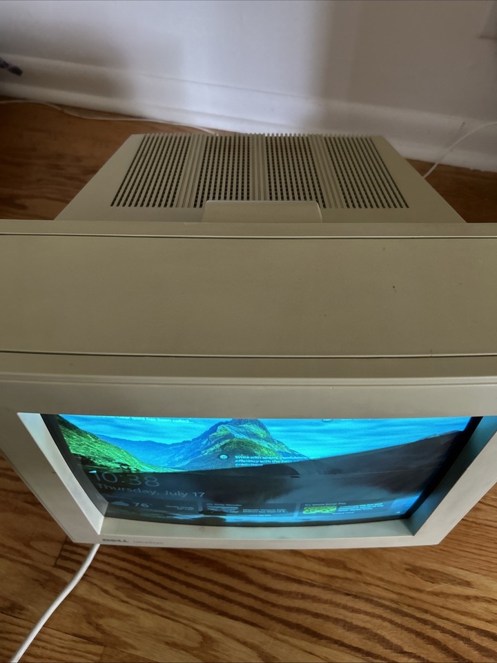 Dell Ultrascan 15FS 15 inch crt monitor Vintage Retro Gaming | eBay
