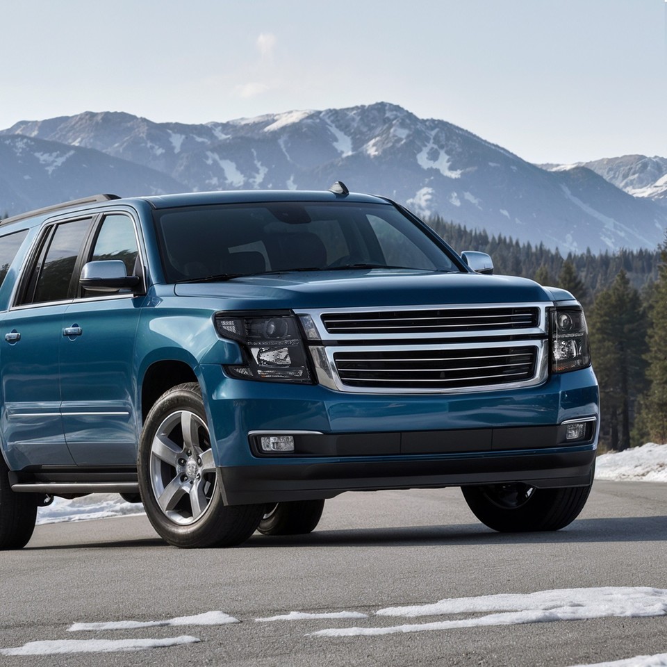 For 2015-2020 Chevy Tahoe Suburban LED DRL Black Projector Headlights ...