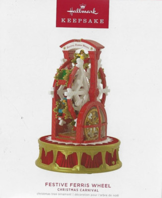 Hallmark Keepsake 2022 Festive Ferris Wheel Christmas Carnival ...