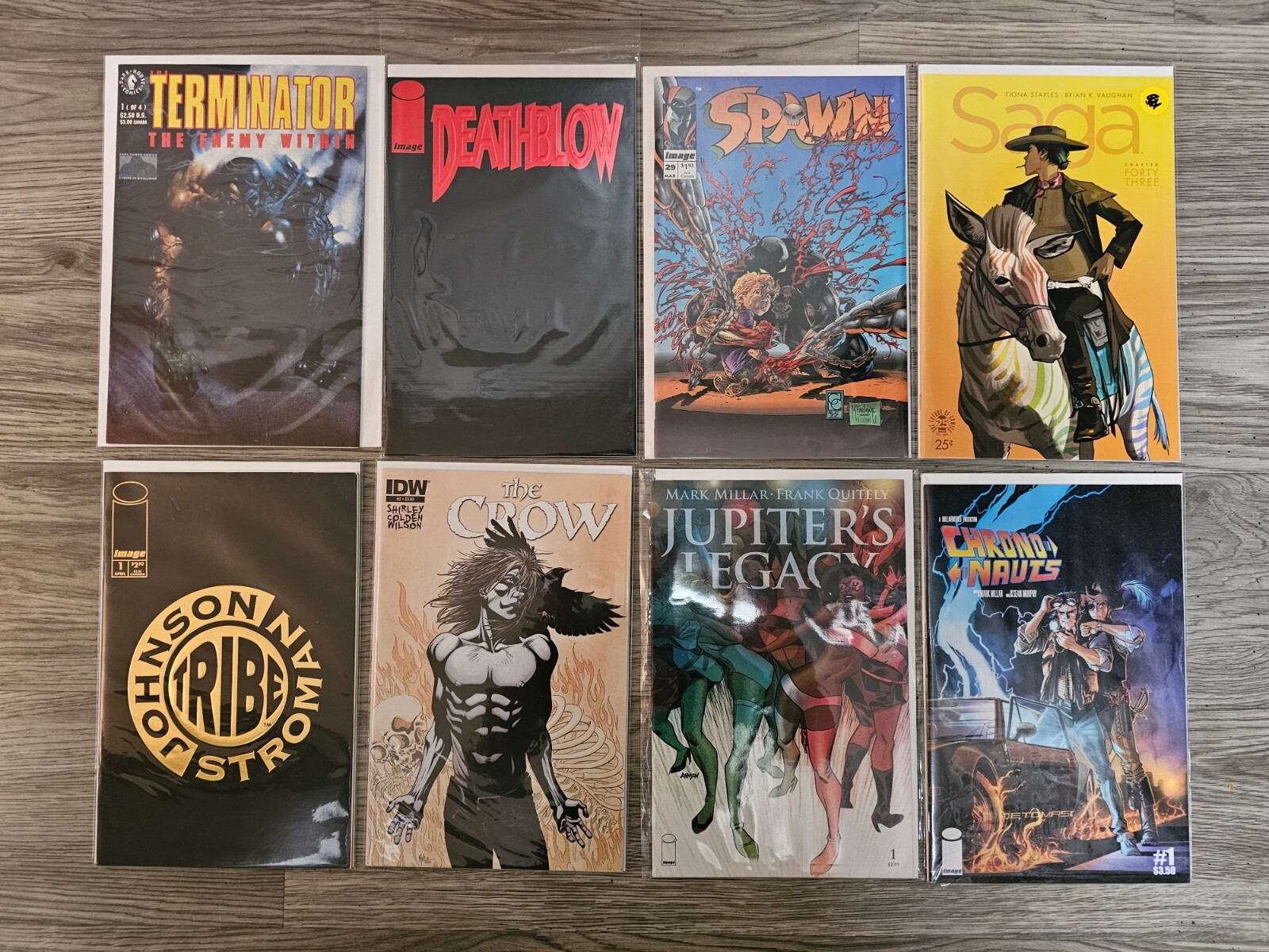 Lot Of 8 Image IDW & Dark Horse Comics Crow Spawn Terminator Deathblow ...