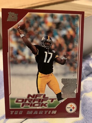 Tee Martin Topps 2000 rookie football card #202 | eBay