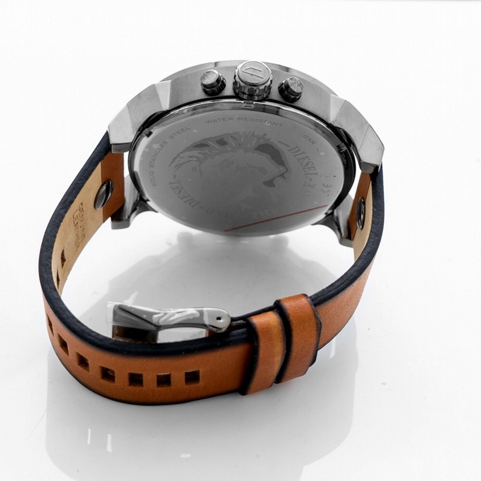 Diesel Men's DZ7332 Mr Daddy 2.0 Analog Display Analog Quartz Brown ...