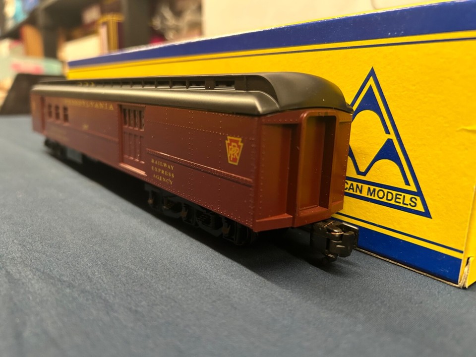 American Models S Scale Pennsylvania 70 Heavyweight RPO Passenger Car ...