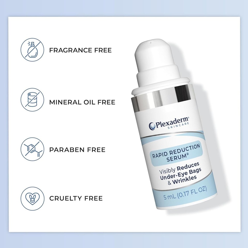 Plexaderm Rapid Reduction Eye Serum - Visibly Reduces Under-Eye Bags ...