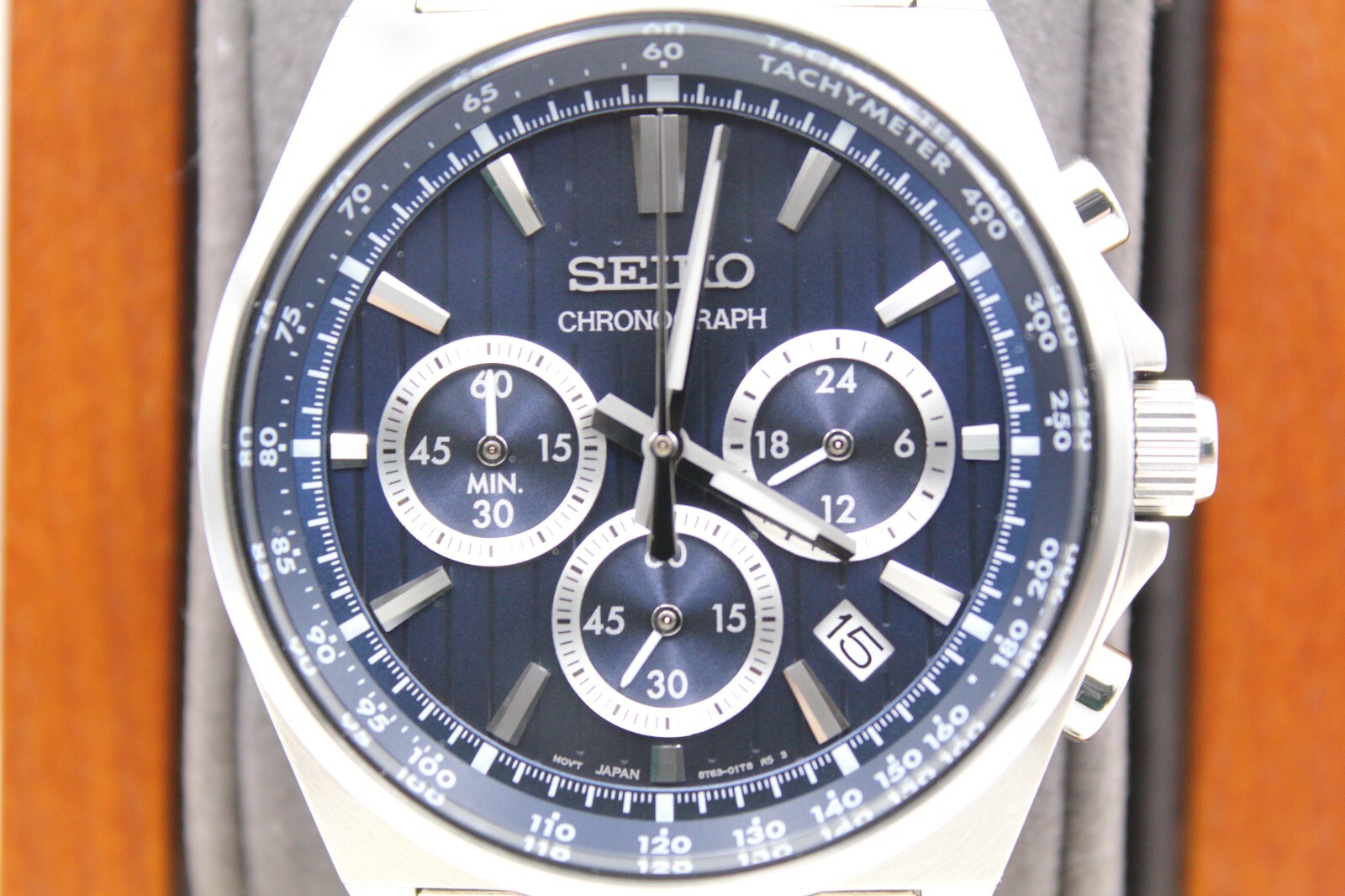 SEIKO SBTR033 Seiko Selection S Series Blue Chronograph Men's Watch New in Box | eBay