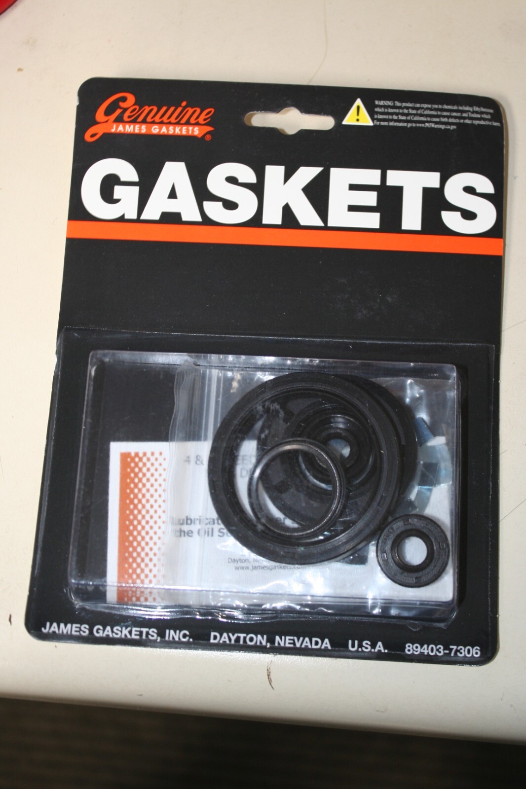 1979-1981 Harley Late 4 Speed Transmission Main Seal Oil Seal Kit James ...