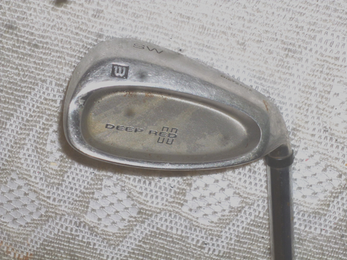 Wilson Deep Red II Distance Sand Wedge Stiff Steel Shaft -R/H | eBay