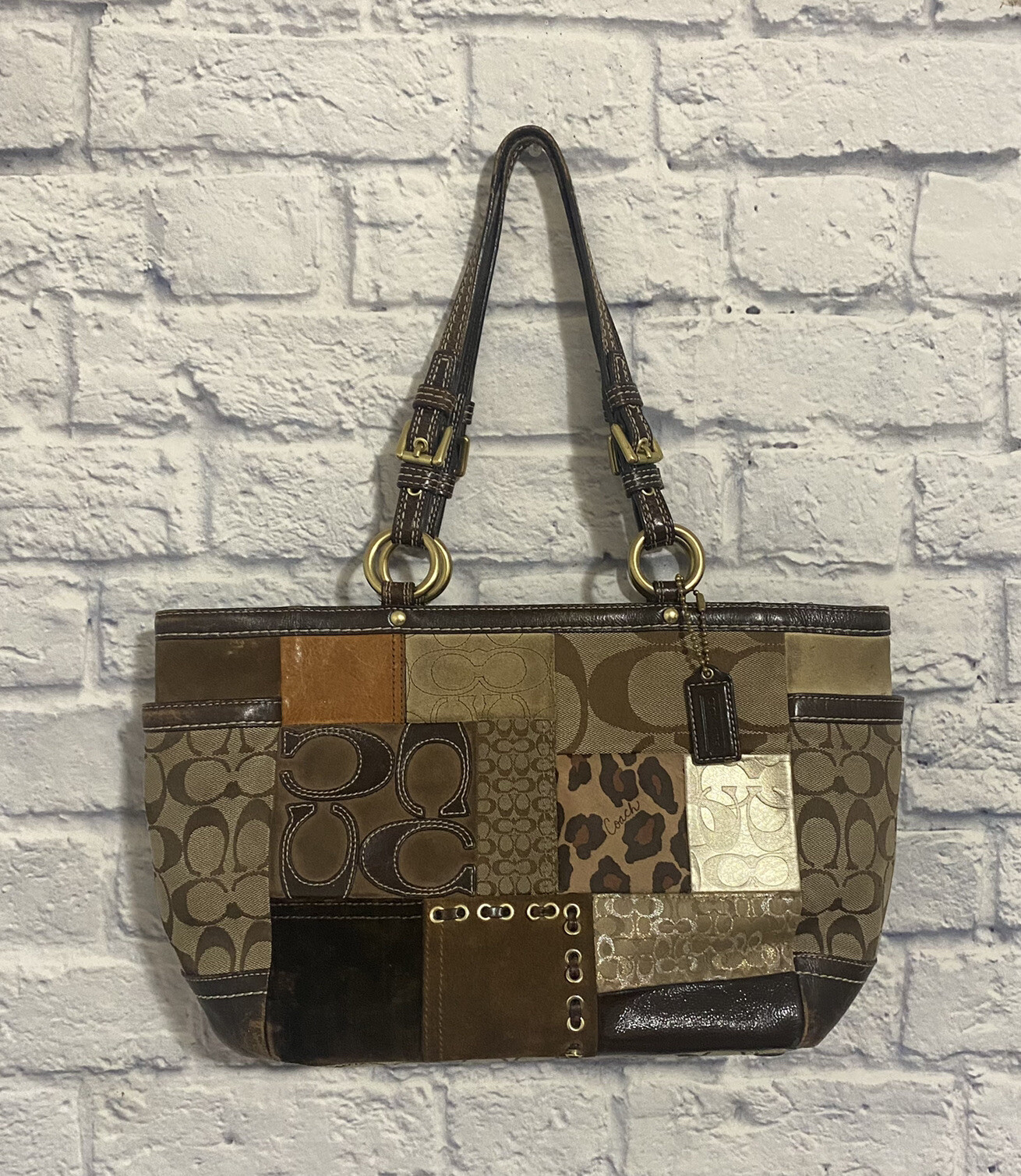 Coach Signature Patchwork Limited Edition Purse Bag F… - Gem